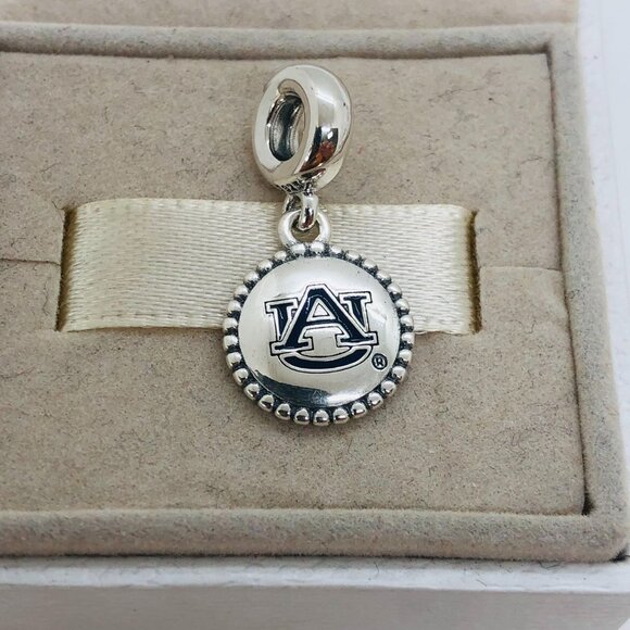 Pandora | Jewelry | Pandora Auburn University Dangle Charm | Poshmark